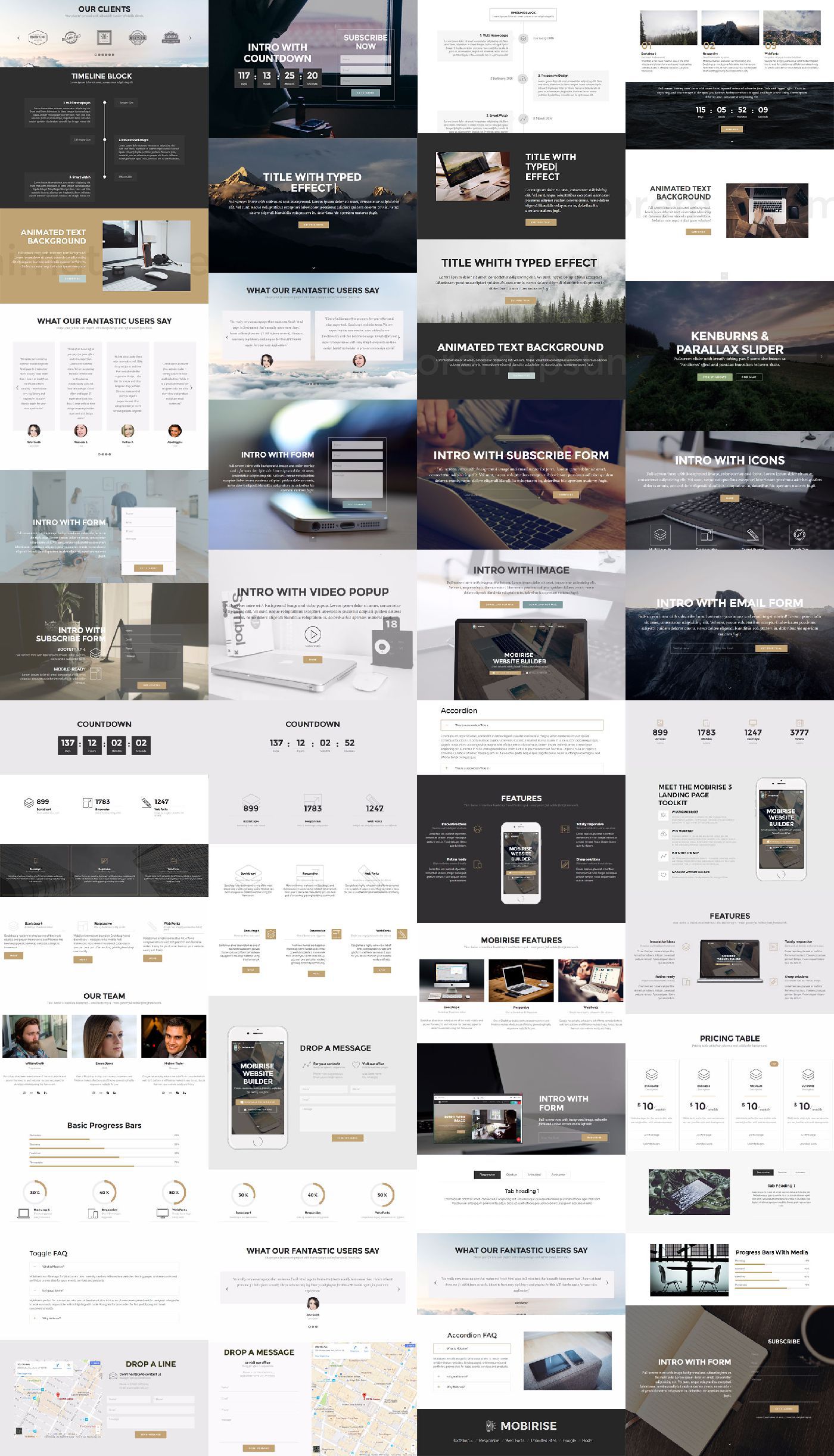Bootstrap Starter Template BlockPack